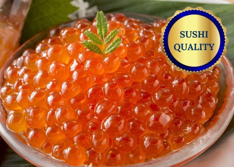 Salmon Fish Caviar | Wild Ikura King Salmon Roe | Lummi Island Wild