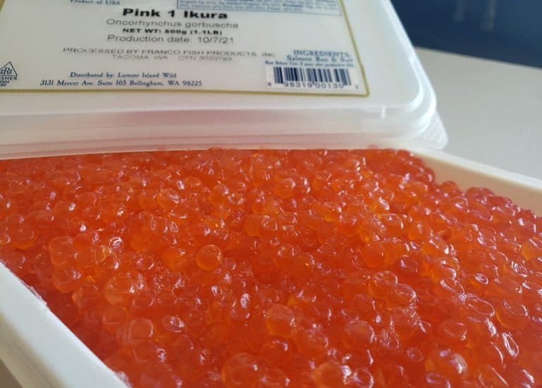 Ikura Pink Salmon Roe | Wild-Caught Salmon Caviar | Lummi Island Wild